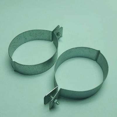 中国 産業基準のさびない電流を通されたパイプ・クランプのU字型パイプ・クランプ 販売のため