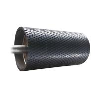 China High Abrasion Resistant Diamond Rubber Conveyor Pulley Lagging 8-20mm Thickness 60-65 Shore A for Mining for sale