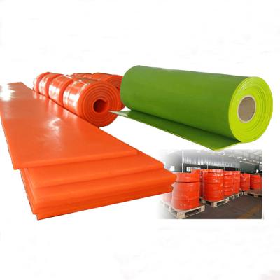 China 60A 70A Dual Seal Skirt Board Polyurethane PU Belt Conveyor Skirting for sale