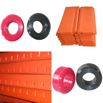 China Pu Coated Wheel Casting Polyurethane Wear Plate Polyurethane Plow Blades For Tractors for sale