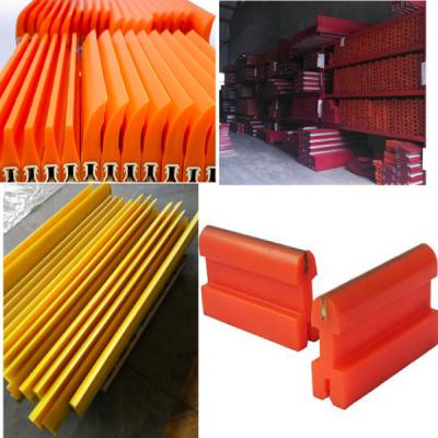 China Pu Coated Wheel Casting Polyurethane Wear Plate Polyurethane Plow Blades For Tractors for sale