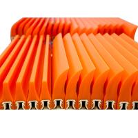 China Duro 90A Polyurethane Conveyor Belt Scraper Blade - 90±3 Shore A Hardness with 710% Elongation for Industrial Cleaning Systems for sale