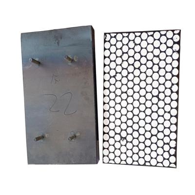 China Ceramic Abrasion Resistant Lining Plate Rubber Chute Liners Mining for sale