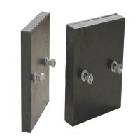 China Anti Aggression Bolt On Rubber Ceramic Liner with 92-95% Alumina Content and 3.64 g/cm³ Density for Industrial Chute Protection for sale
