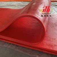 China 70A 80A 90A Shore Hardness Polyurethane Rubber Sheet 5-50mm Thickness Wear Impact Liner for sale