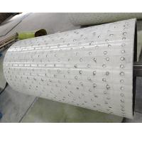 China High Wear Resistant Ceramic Direct Bond Pulley Lagging 92% Alumina 3.62 g/cm3 for sale