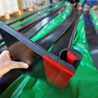 China Polyurethane Rubber Double Lips Conveyor Skirt Board for sale