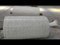 Ceramic Direct Bond Pulley Lagging