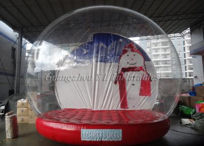 Cina Globo all'aperto Inflatables della neve di Natale della chiara palla gonfiabile di manifestazione con Santa in vendita