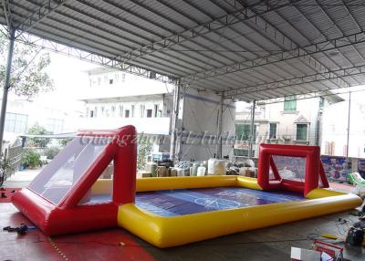 Cina Arena gonfiabile rossa divertente di calcio per il gioco del calcio della palla della bolla in vendita
