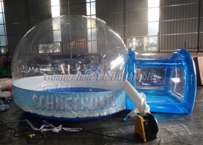 Cina Decorazioni gonfiabili dell'iarda di Natale per il bello quadrato dei globi della neve in vendita