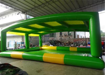Cina Stagno gonfiabile verde e giallo del grande PVC di 0.9mm della palla con la copertura impermeabile per gli adulti dei bambini in vendita