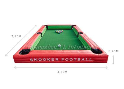 Cina Campo sportivo gonfiabile interattivo per la m. calci/dello snooker 7,8 * 4,8 in vendita