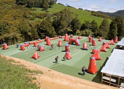 Cina Ostacolo gonfiabile dei bunker di paintball del campo di football americano all'aperto con il PVC di 0.6mm in vendita