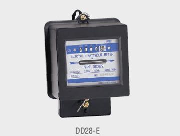 China DD28 Single Phase Electronic Watt-hour Meter with AC Active / Reactive type for sale