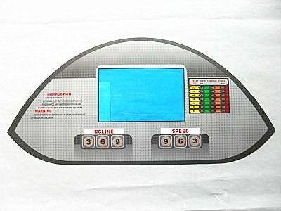 China Emboss Tactile Membrane Switch Panel , Spacer For Digital Readout Controller for sale
