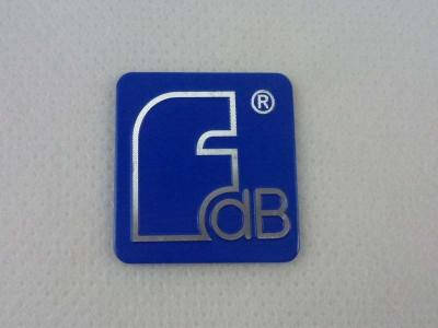 China smooth Mount Feet Epoxy Metal Aluminum Name Plates , Oxidation / Spray Paint for sale