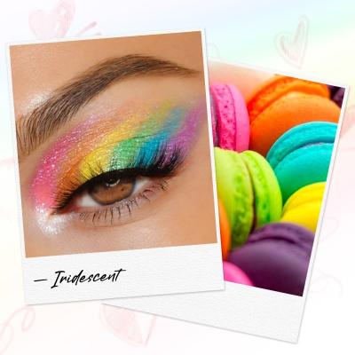 China Paleta colorida de sombra de olhos Duocromo Vegano 16,2g de peso leve à venda