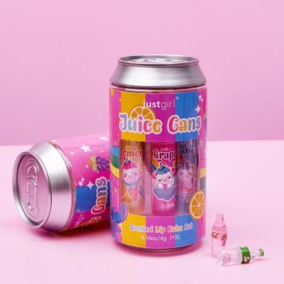 Cina Set di balsamo per labbra per bambini biologico giocoso con sapore di frutta in vendita