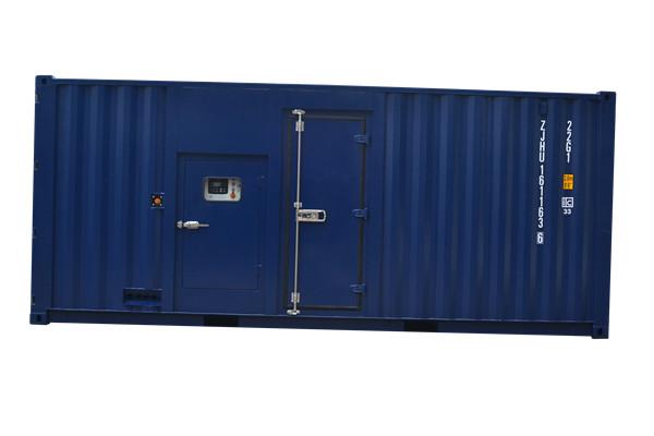 고전력 컨테이너 디젤 엔진 발전기 세트 컨테이너형 Genset 1200 kw