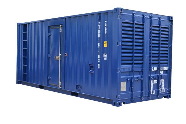 고전력 컨테이너 디젤 엔진 발전기 세트 컨테이너형 Genset 1200 kw