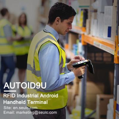 China Seuic AUTOID9U Industrial UHF RFID Reader Data Collection Terminal with Grip for Long Distance Reading for sale
