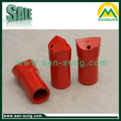 China 30mm 32mm 34mm 36mm 38mm 40mm 42mm  Rock Drilling Tapered Chisel Bit for sale