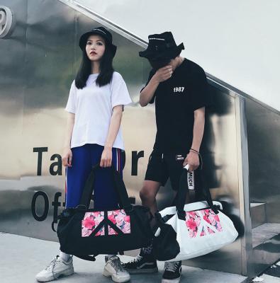 China New personality Korean version of hualu travel bag Chao cool hip-hop fitness bag for sale