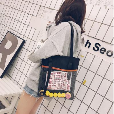 China 2018 summer new high-capacity tote bag Korean canvas handbag shoulder bag for sale