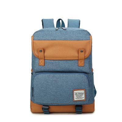 China Canvas Backpack For Student Teenager School Back Pack Women's Casual Daypacks,Men Canvas Laptop Backpack Girls Female for sale