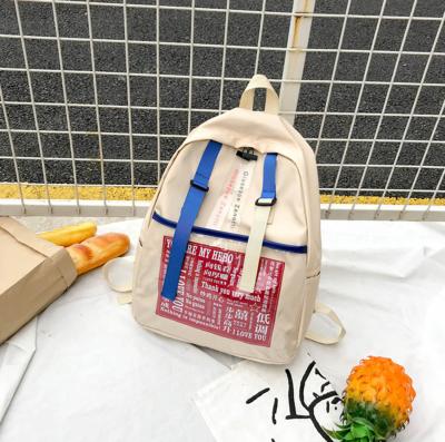 China Nylon cloth shoulder bag 2018 new tide Korean fashion letter backpack UL ZZANG original old style travel bag for sale