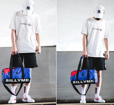 China Korean version of outdoor single-shoulder fashion travel handbags leisure sports fitness bags for men and women for sale