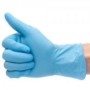 China Comfortable Powdered Nitrile Gloves widely used in industries for sale