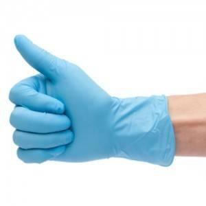 China Nitrile Gloves Powder Free useful in food and dairy industry for sale