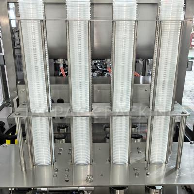 China Touchscreen-Betriebssystem Plastikbecherfüllmaschine mit ±1% Füllfehler zu verkaufen