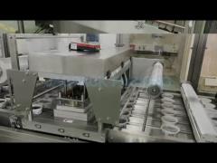 Lineaire Griekse yoghurt-hummus-bakverzegelings-kappenmachine voor plastic schaal