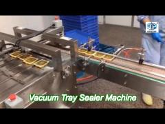 Fast-Food-Vakuum-Tray-Siegelmaschine Mitnahmebehälter Verpacken mit geringem Rückstand an Sauerstoff