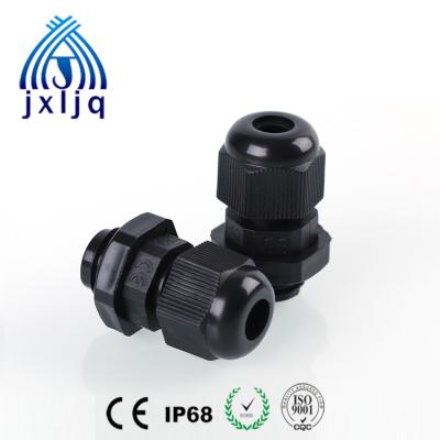 China IP68 waterproof PG thread nylon cable gland for plastic junction box Red blue gray white manufacturers for sale
