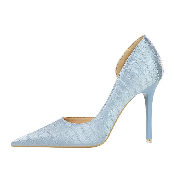 Quality Retro Korean Fashion Heel Shoes 11CM High Heels with Waterproof Platform Satin for sale