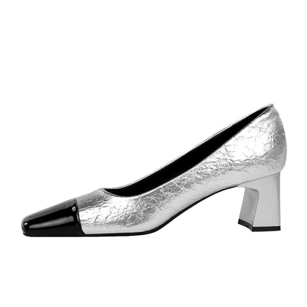 Quality 5299 Korean Version Banquet Women'S Shoes Mary Jane Crack Stitching Commuter for sale