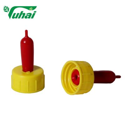 China Silica Gel Material Animal Feeding Teats 3.1 × 3.1 × 5.5cm Size 6.6g Weight for sale