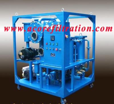 China High Vacuum Transformer Oil Purification Dehydration Systems for sale