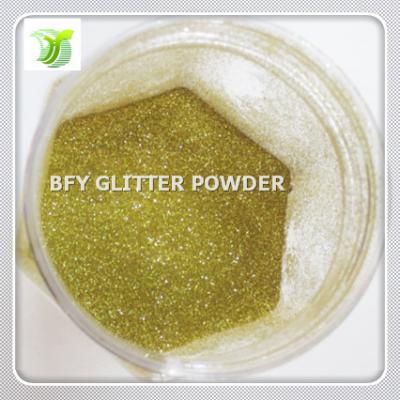 China PET Gold Glitter Powder for sale
