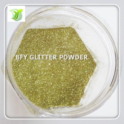 China PET Lt Gold Glitter Powder for sale