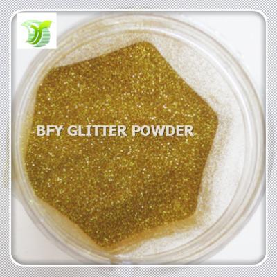 China PET Gold glitter powder for sale