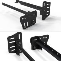 China Metal Bed Frame Headboard Attachment Kit Bed Frame Hook Bracket Adapter for Queen Bed for sale