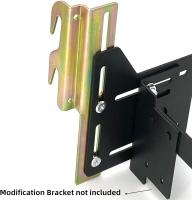 China Conveniently Attach Headboard with Stocked 184*47*2.5mm Bed Frame Conversion Brackets for sale