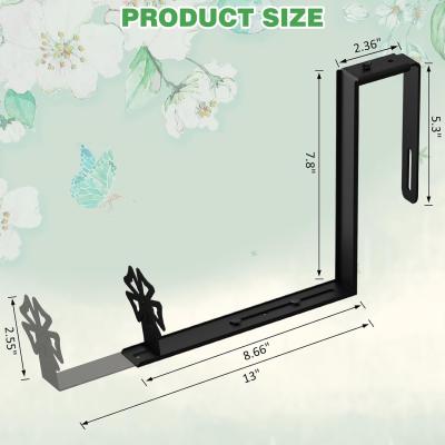 Cina Bracket regolabili per scatole da piantagione per scatole da fiori di profondità da 6'12' in design moderno in vendita