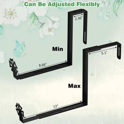 Cina Bracket regolabili per scatole da piantagione per scatole da fiori di profondità da 6'12' in design moderno in vendita