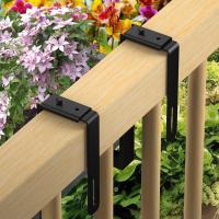 China Adjustable Planter Box Brackets for 6''-12'' Depth Flower Boxes in Modern Design for sale